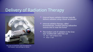 Comprehensive Overview of Radiation Therapy in Cancer Treatment | PPTX