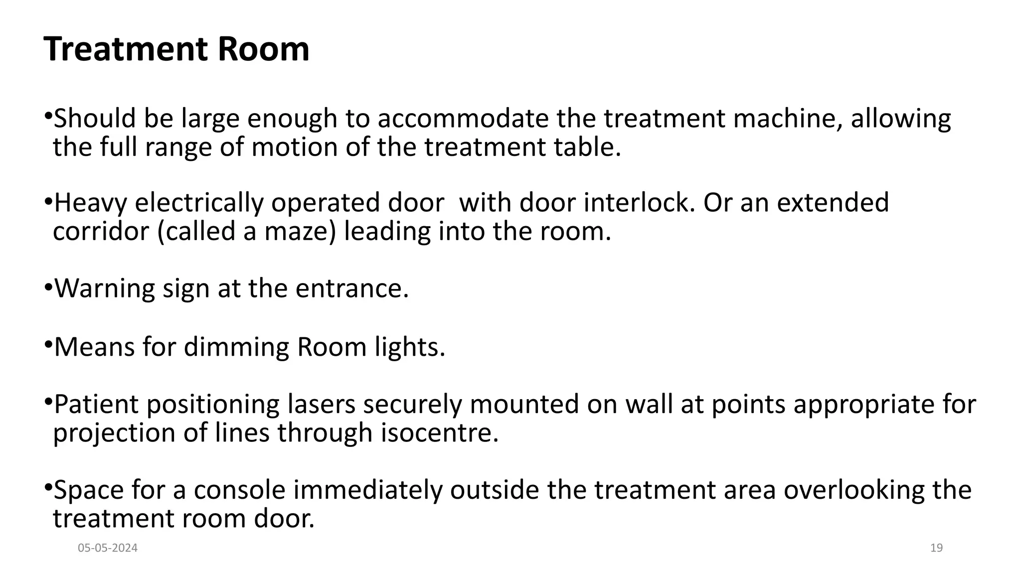 RADIOTHERAPY ROOM LAYOUT.ppt aiims gorakhpur x | PPTX