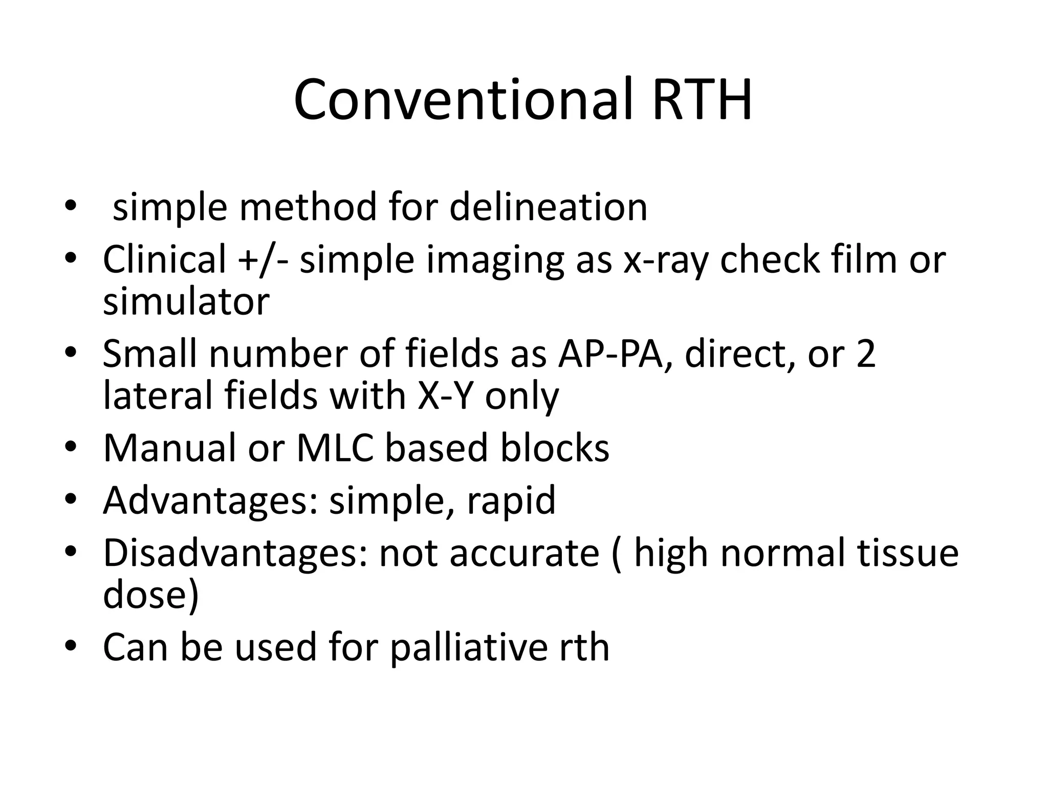 Radiotherapy technique | PPTX
