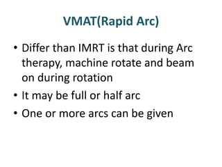 Radiotherapy technique | PPTX