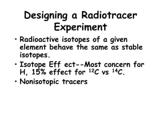 Radiotracers in Nuclear Chemistry Course.ppt