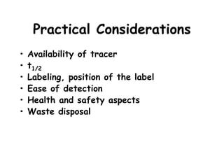 Radiotracers in Nuclear Chemistry Course.ppt