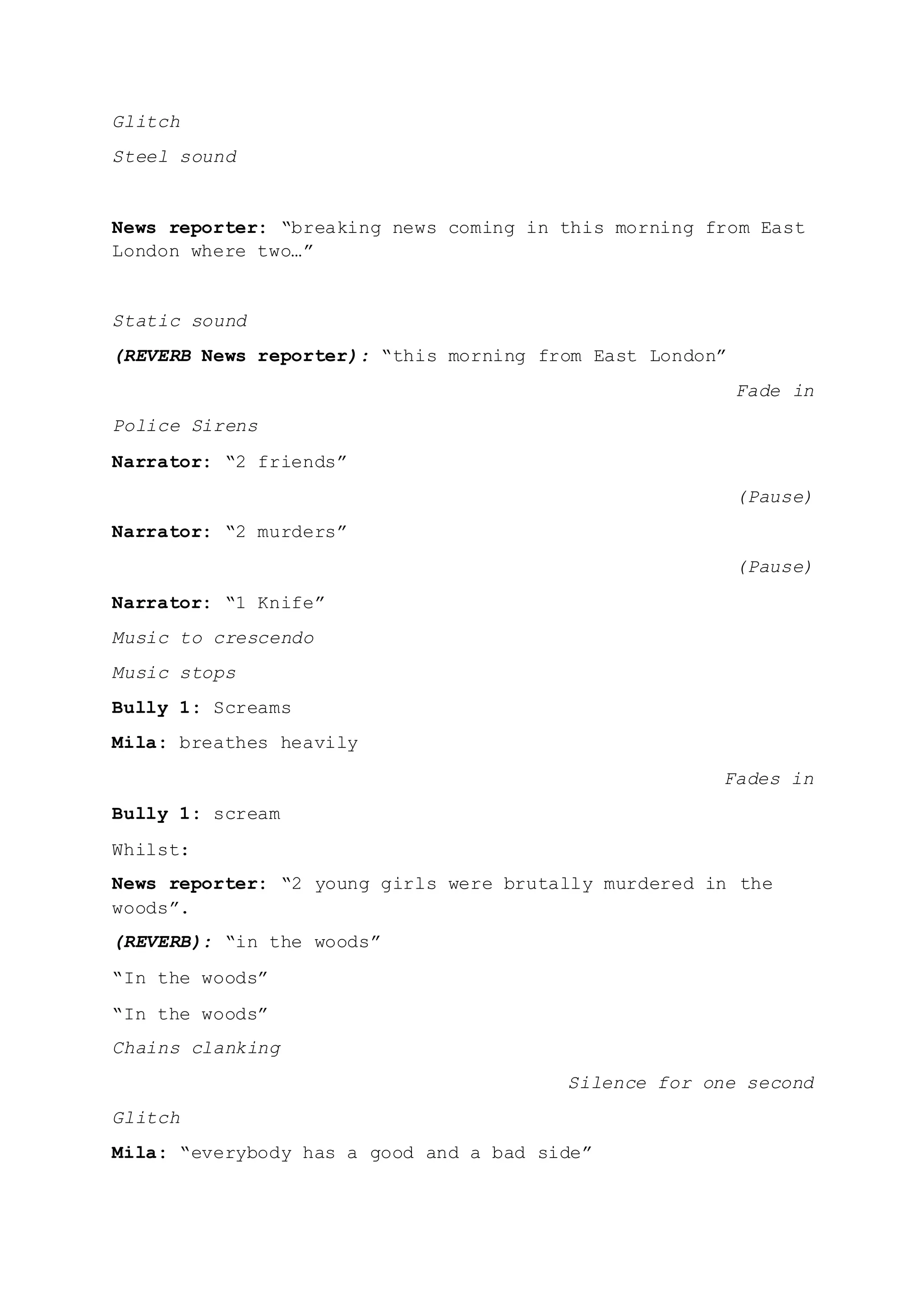 Radio trailer final script | PDF