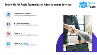 Radio Transmission Advertisement Proposal PowerPoint Presentation ...