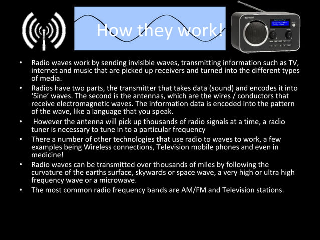 Radio waves | PPT | Science