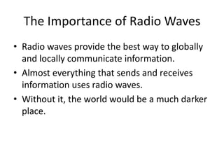 Radio waves | PPT