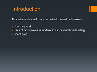Radio waves | PPTX