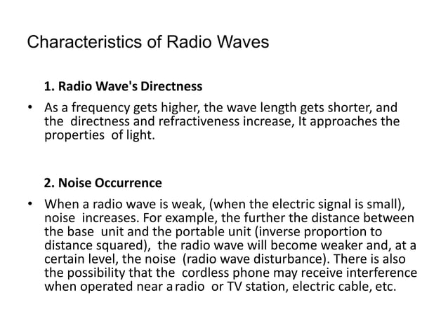 Radio waves and propagation and astronomy | PPT