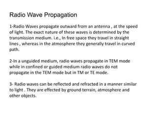 Radio waves and propagation and astronomy | PPT