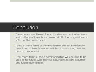 Radio waves ppt | PPTX