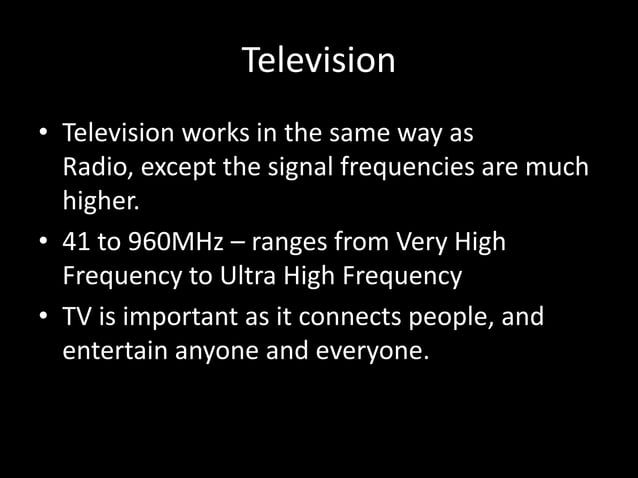 Radiowaves powerpoint | PPTX | Technology & Computing