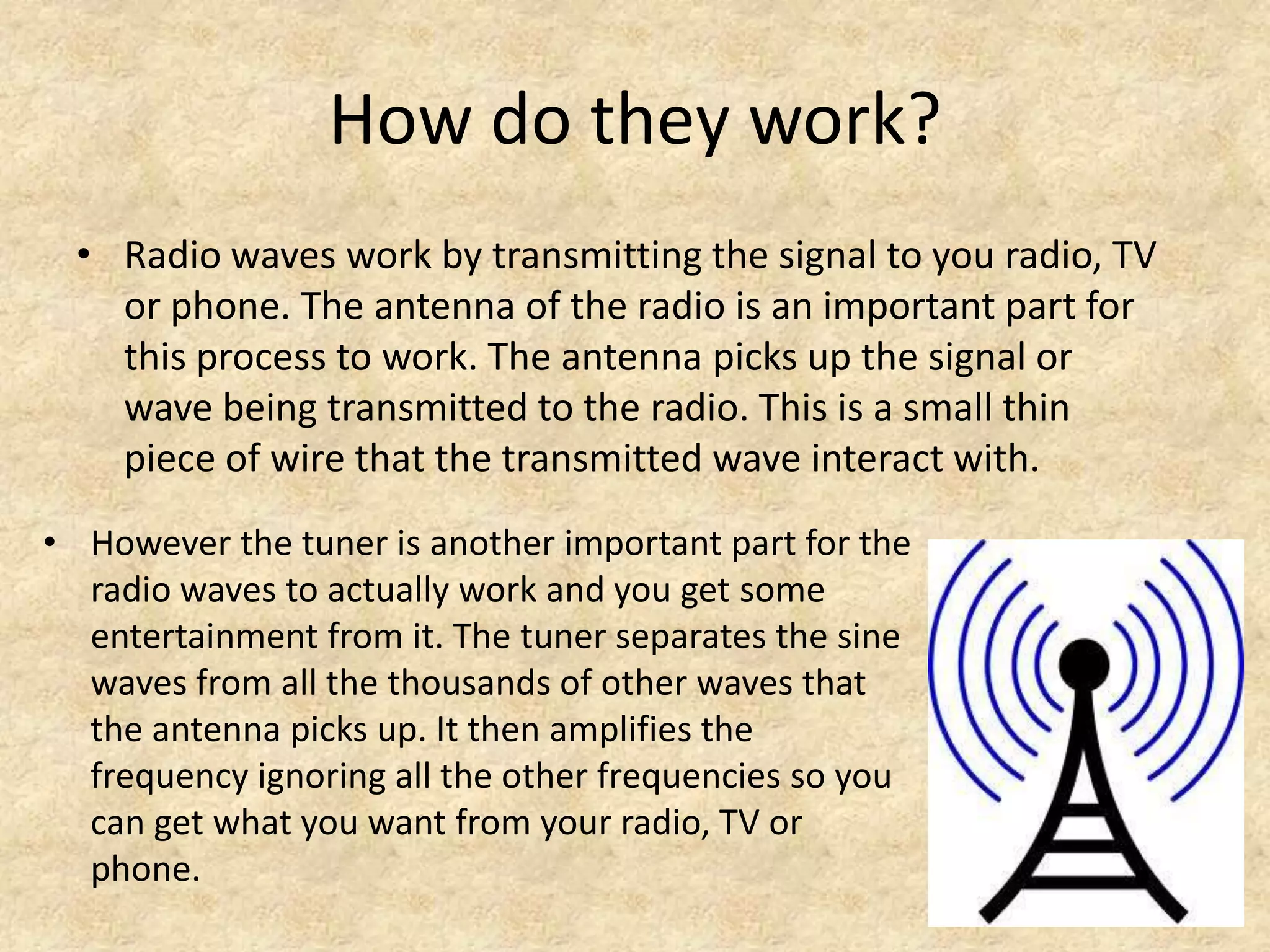 Radio waves presentation | PPTX
