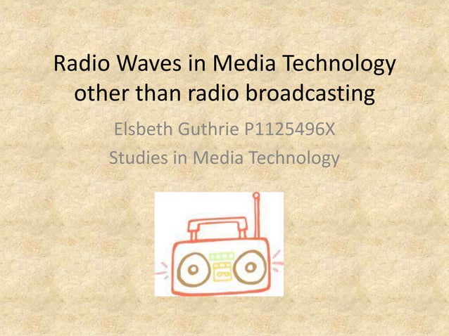 Radio waves presentation | PPTX
