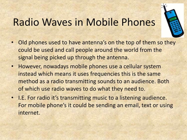 Radio waves presentation | PPTX