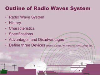 Radio wave system | PPTX