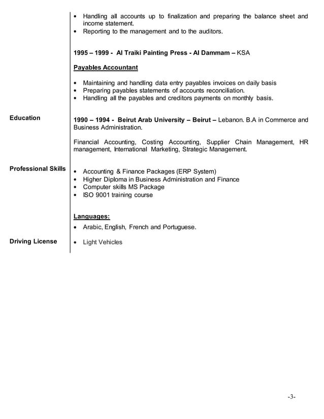 Radi's cv engl | DOCX