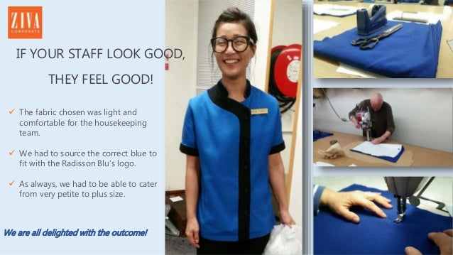 Radisson Blu Plaza Hotel - New Housekeeping Uniform