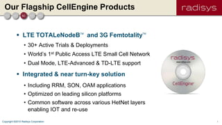 Radisys cell engine solutions | PPT