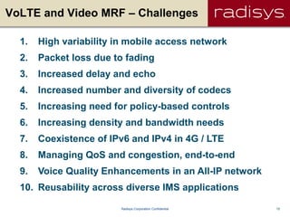 Leveraging IMS for VoLTE and RCS Services in LTE Networks Presented by ...