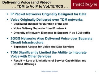 Leveraging IMS for VoLTE and RCS Services in LTE Networks Presented by ...