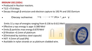 Radium and radium equivalent materials | PPTX
