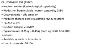 Radium and radium equivalent materials | PPTX