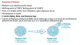 Radium and radium equivalent materials | PPTX