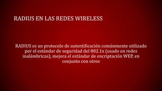 Autenticacion segura por medio de radius | PDF