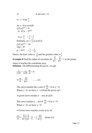 Radius of-curvature | PDF