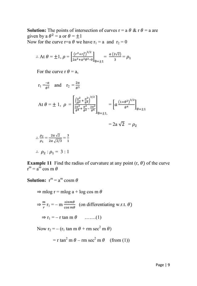 Radius of-curvature | PDF | Physics | Science
