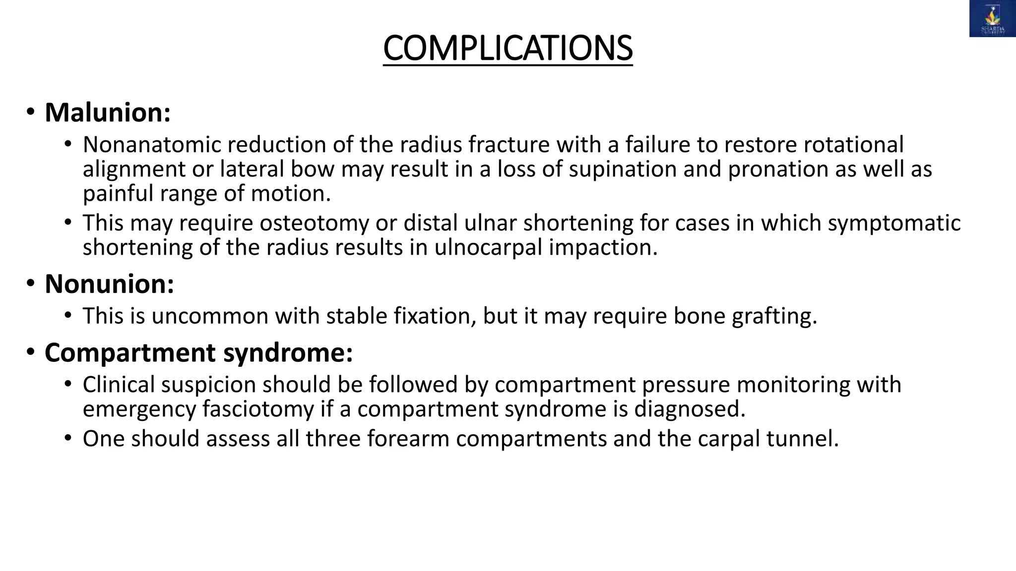 Radius and Ulna Shaft Fracture | PPTX