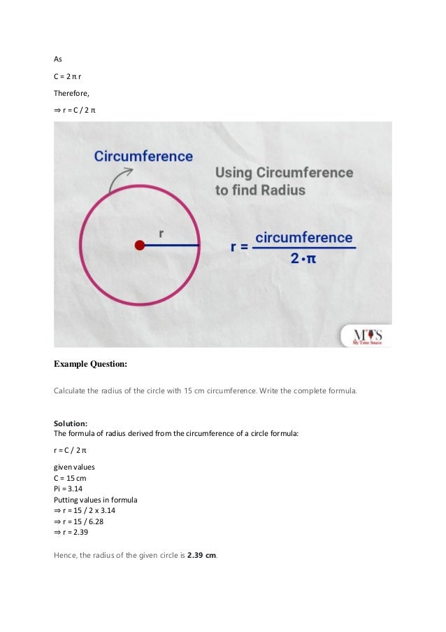 Radius Methods to Calculate the Radius of a Circle.pdf