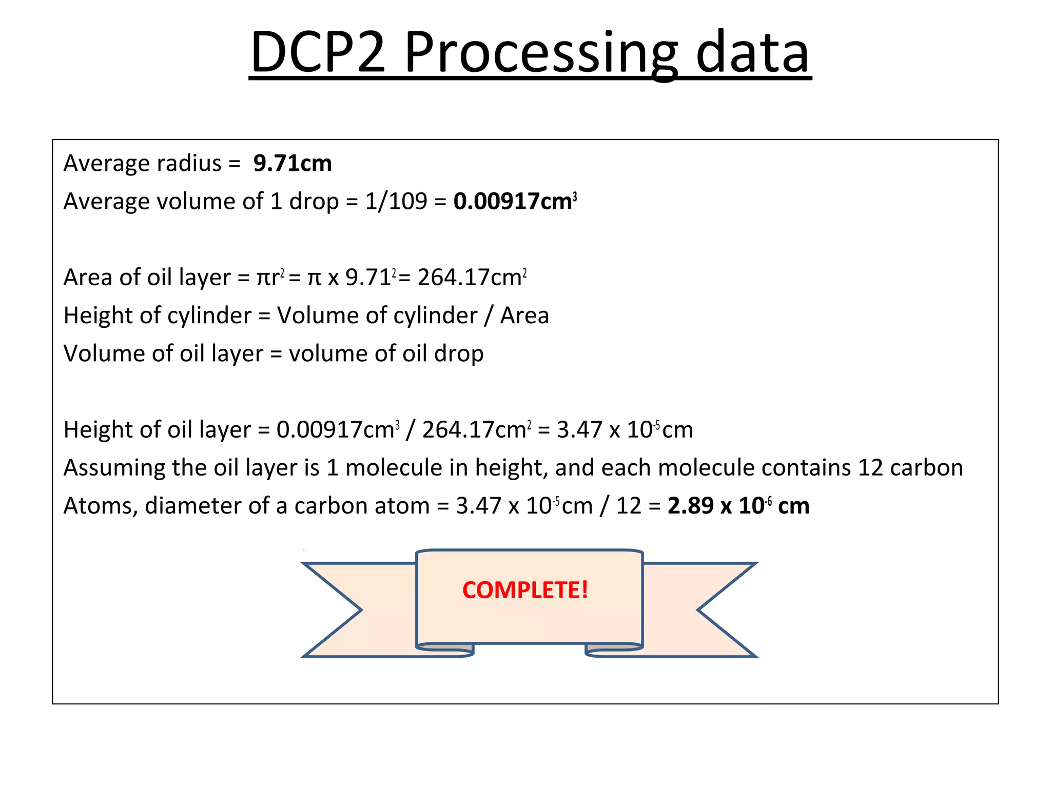 Radius of a carbon atom dcp practice | PPT