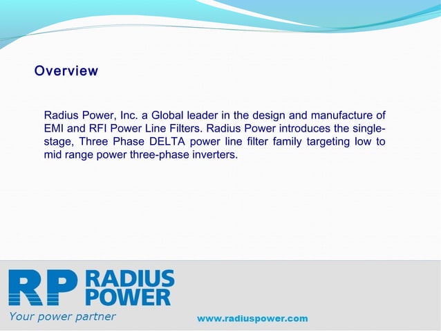 EMI RFI Filter Solutions | PPT | Free Download