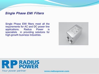 EMI RFI Filter Solutions | PPT | Free Download