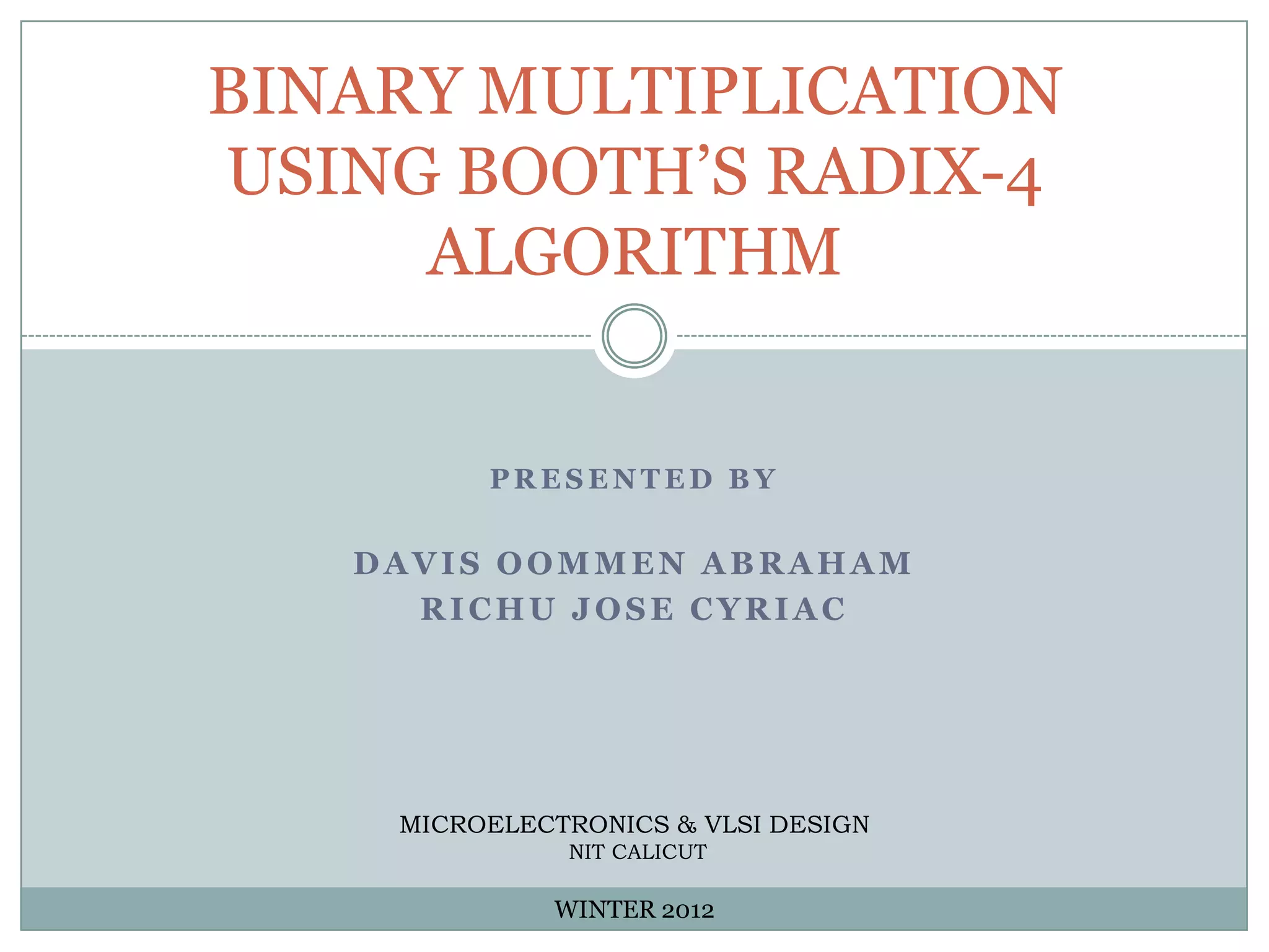 Radix 4 booth | PPTX