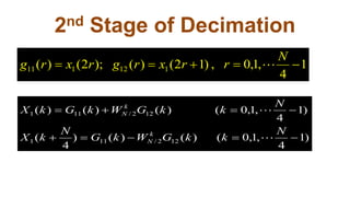 Radix-2 DIT FFT | PPTX
