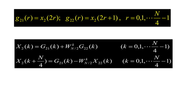 Radix-2 DIT FFT | PPTX