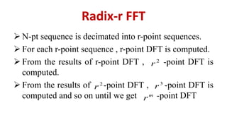 Radix-2 DIT FFT | PPTX