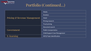 Radix Analytics Company Profile | PPTX