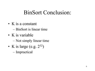 RadixSort.ppt | Programming Languages | Computing