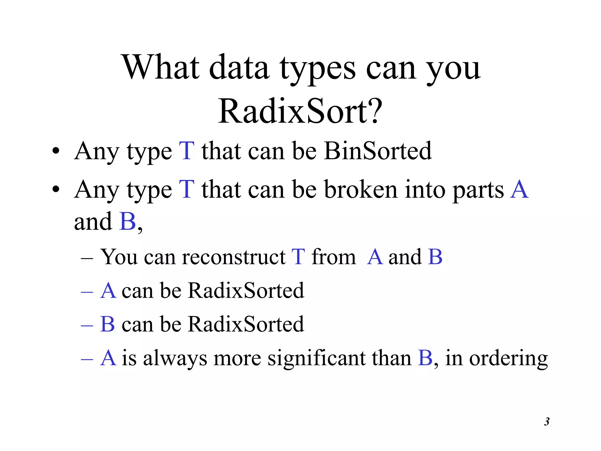 Radixsortppt Free Download 