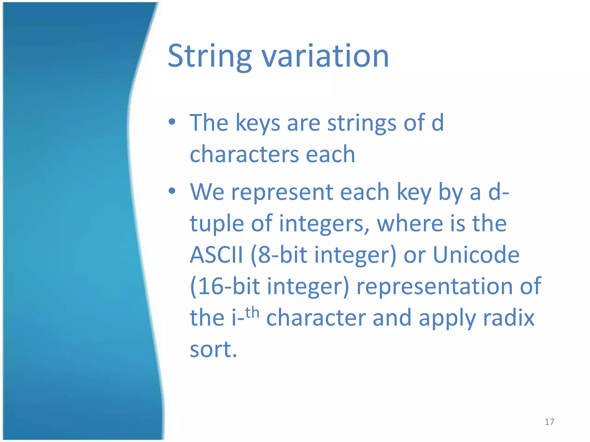 Radix sorting | PPTX