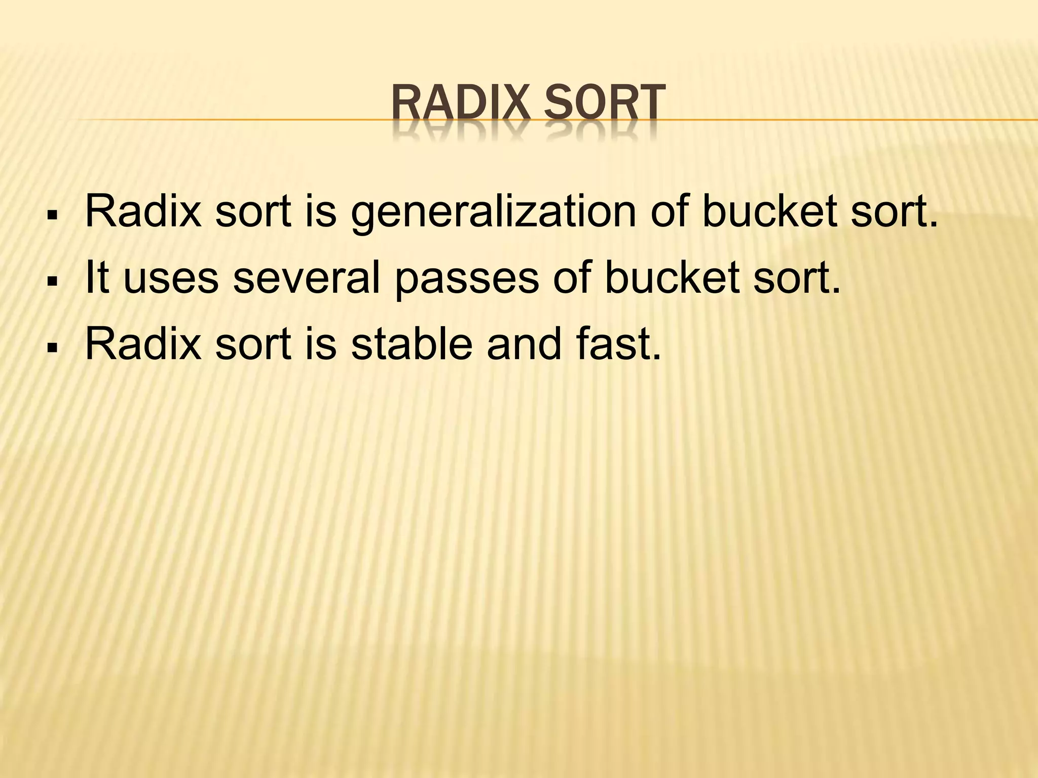 Radix Sort Presentation Pptx Computer Software And Applications Computing