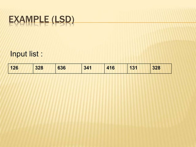 Radix sort presentation | PPTX | Computer Software and Applications ...