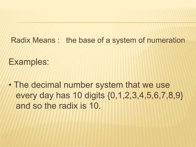 Radix Sort Presentation Pptx Computer Software And Applications Computing
