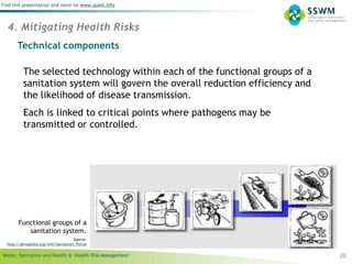 RADKE 2013 Water Sanitation and Health_Health Risk Management_130827.ppt