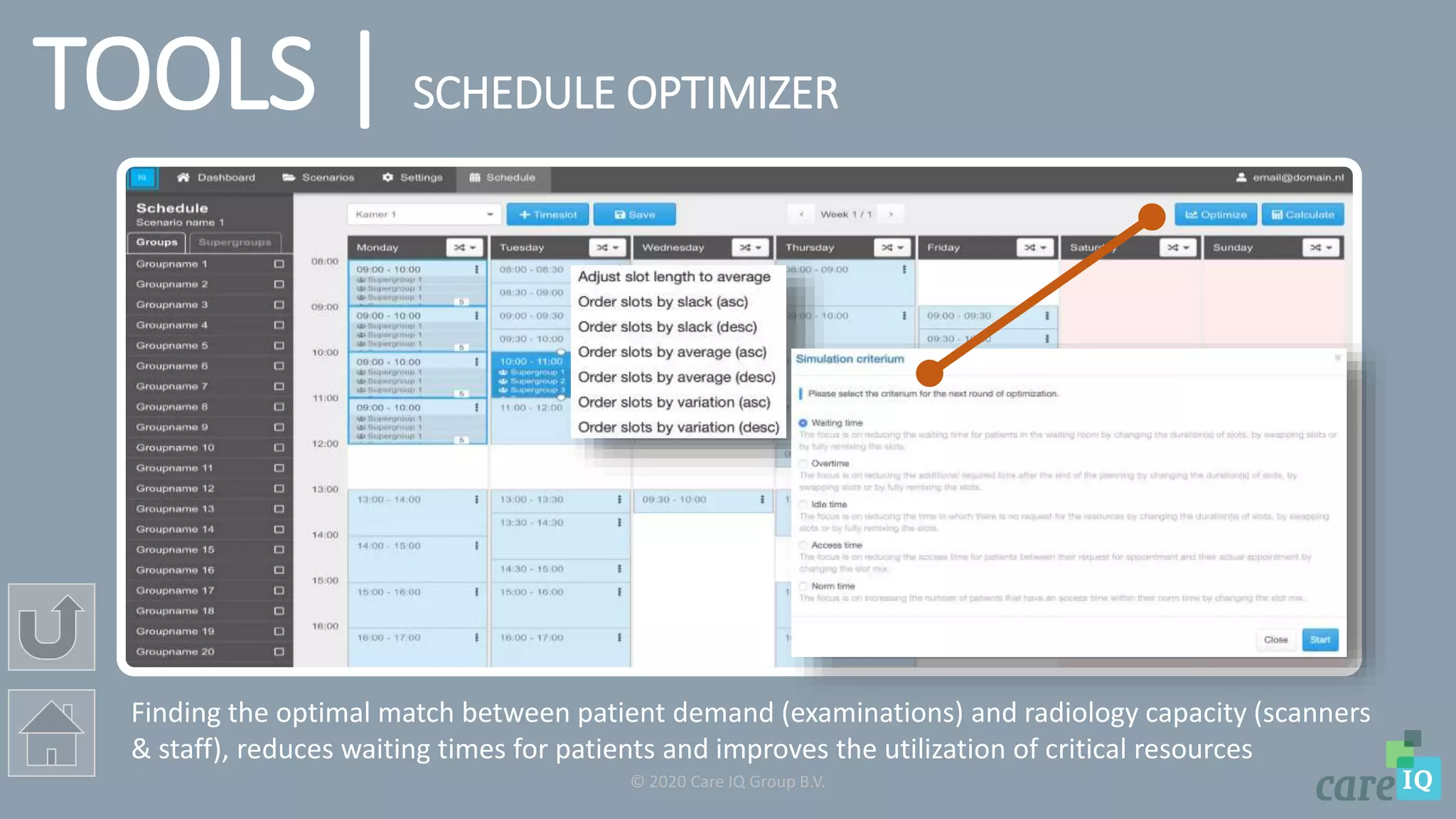 RADLAB, patient flow management in radiology | PPSX
