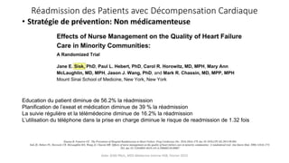 Réadmission des Patients avec Décompensation cardiaque | PPTX