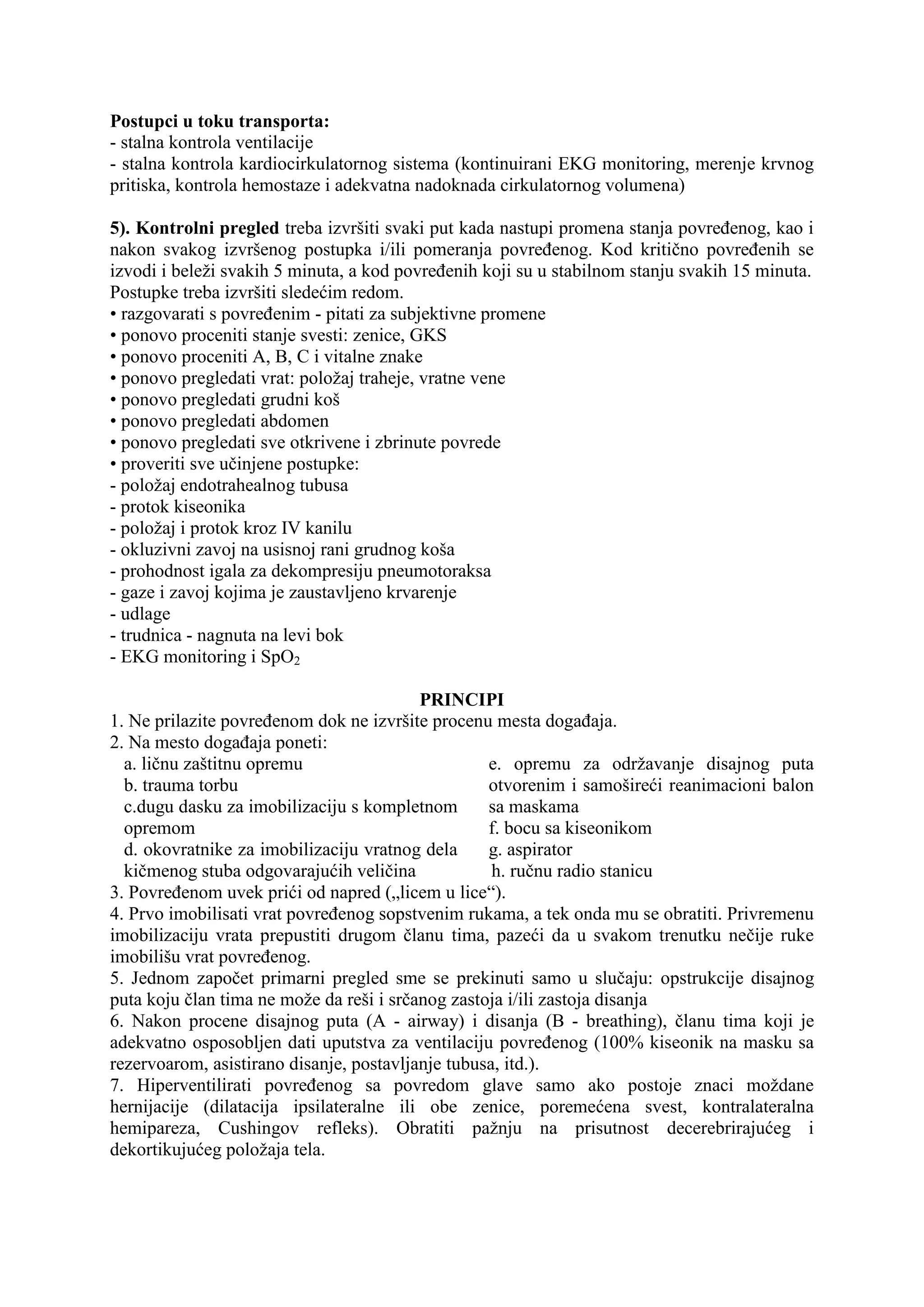 Vodič za dijagnostikovanje i lecenje prehospitalnih urgentnih stanja | PDF